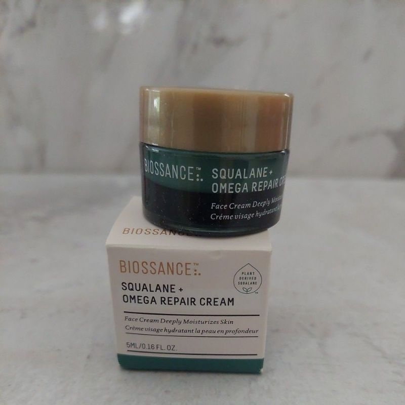 Jual Biossance Squalane Omega Repair Cream 5ml | Shopee Indonesia