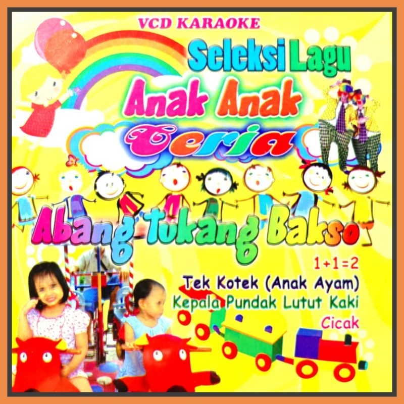 Jual Kaset VCD Musik 21 Lagu Anak Anak Ceria Album Abang Tukang Baso Pilihan Campuran Terpopuler ...