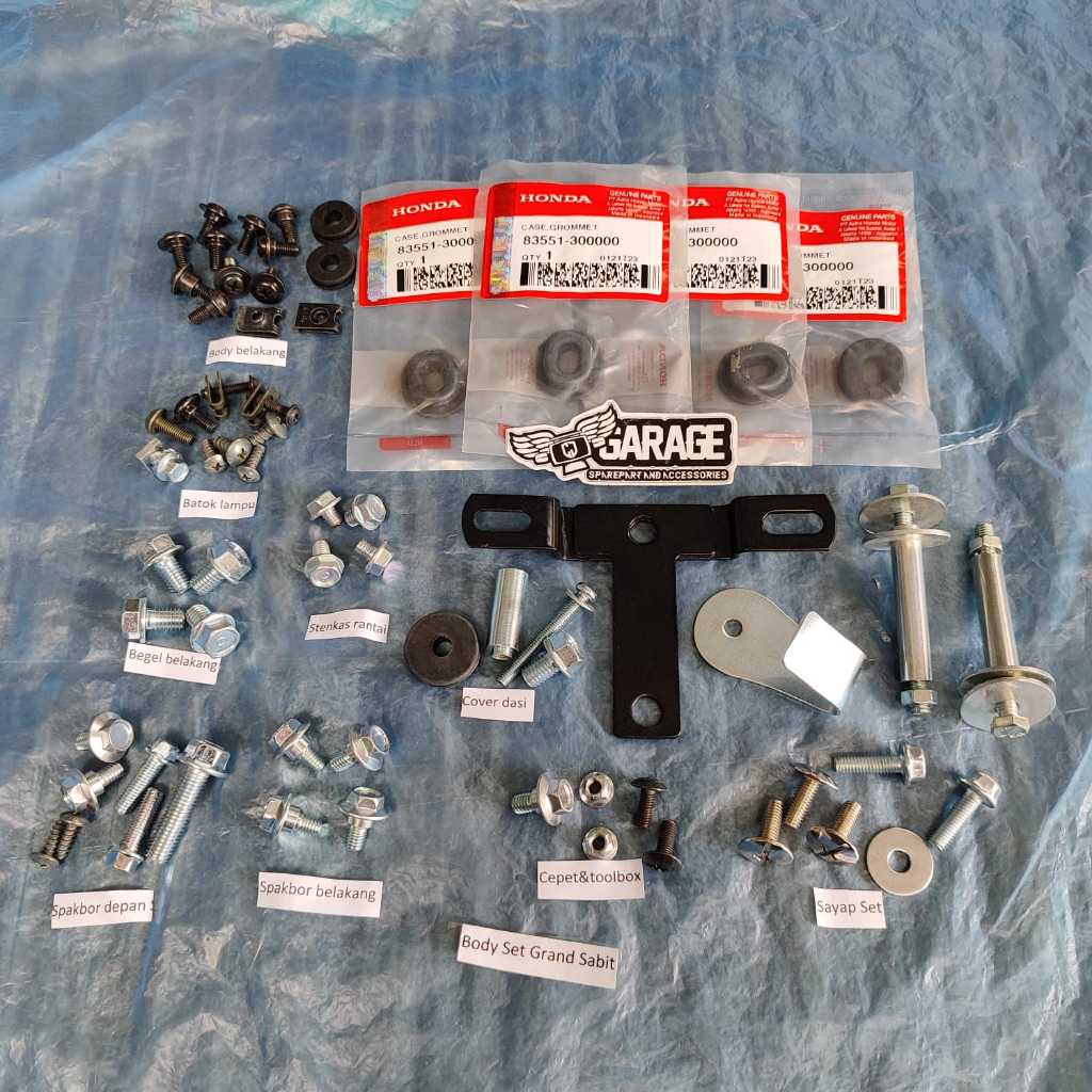 Jual Baud body grand fullset baut Cover Body Fullset Honda Astrea Grand ...