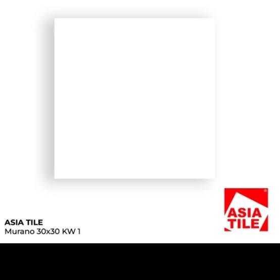 Jual KERAMIK PUTIH POLOS GLOSSY 30X30 KW1 ASIA TILE MURANO | Shopee ...