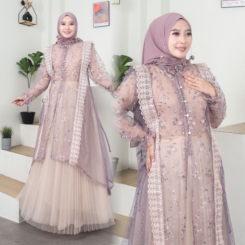 Jual K&KFashion~Lalisha Outer Terbaru 2025 Viral/Outer Brukat Tile ...