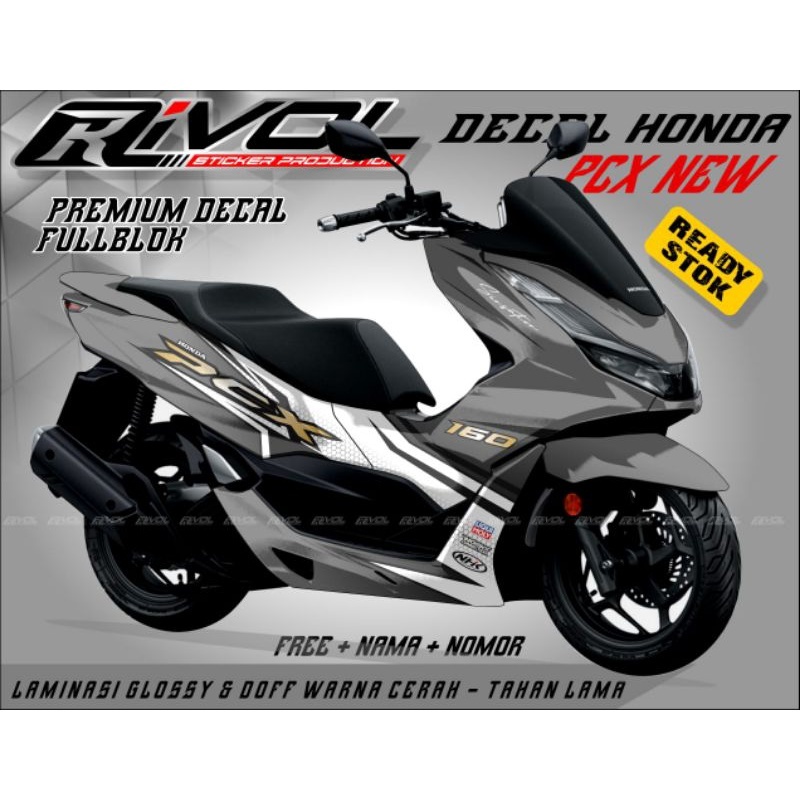 Jual Decal PCX Full Body Stiker PCX Full Body Full Blok Dekal PCX 150 ...