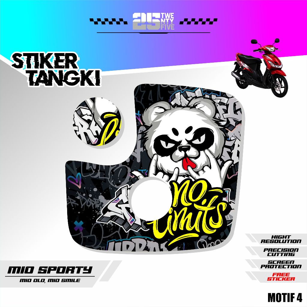 Jual STICKER TANGKI MIO SPORTY,MIO SMILE,MIO OLD,MIO SOUL KARBU, STIKER ...