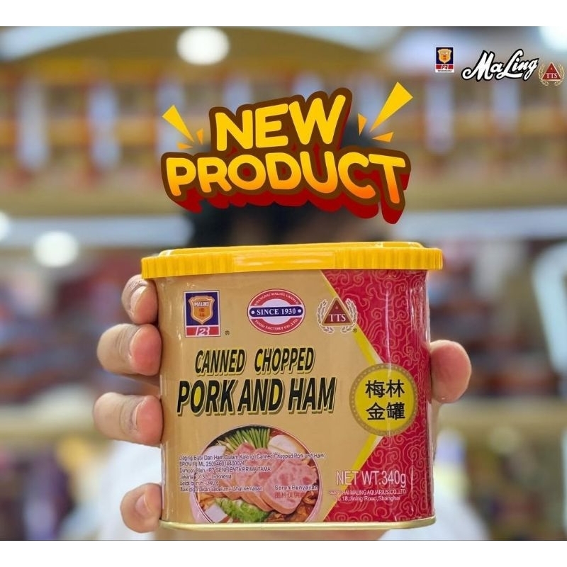 Jual Tts Chopped Pork And Ham. Maling babi cincang dan ham merk TTS ...