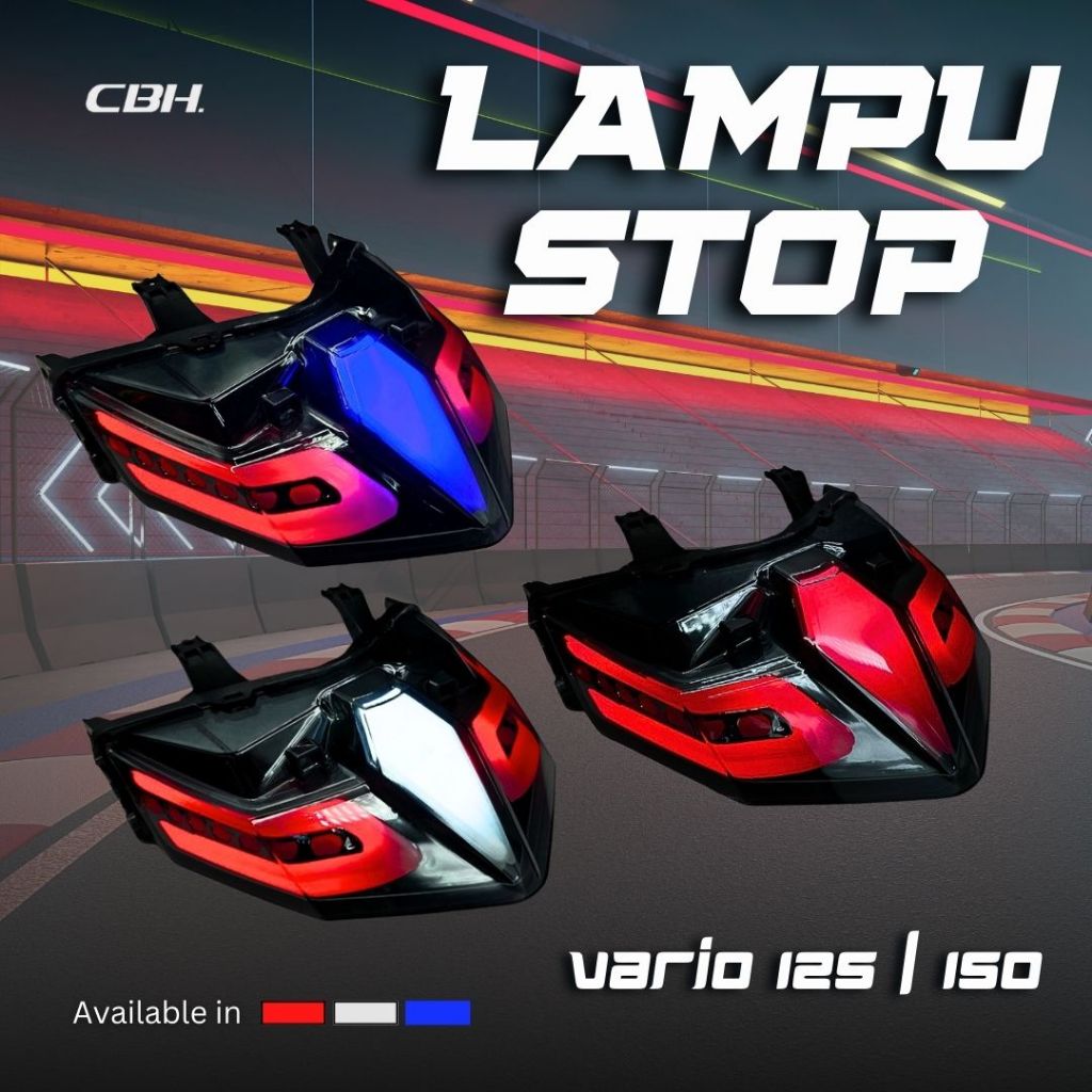 Jual Lampu Stoplamp Belakang Stop Lamp Vario 125 150 New 3 in 1 CBH ...