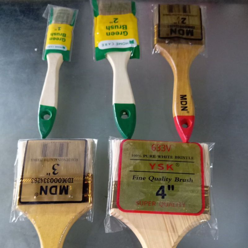 Jual kuas cat tembok 1in 2in 21/2in 3in 4in | Shopee Indonesia