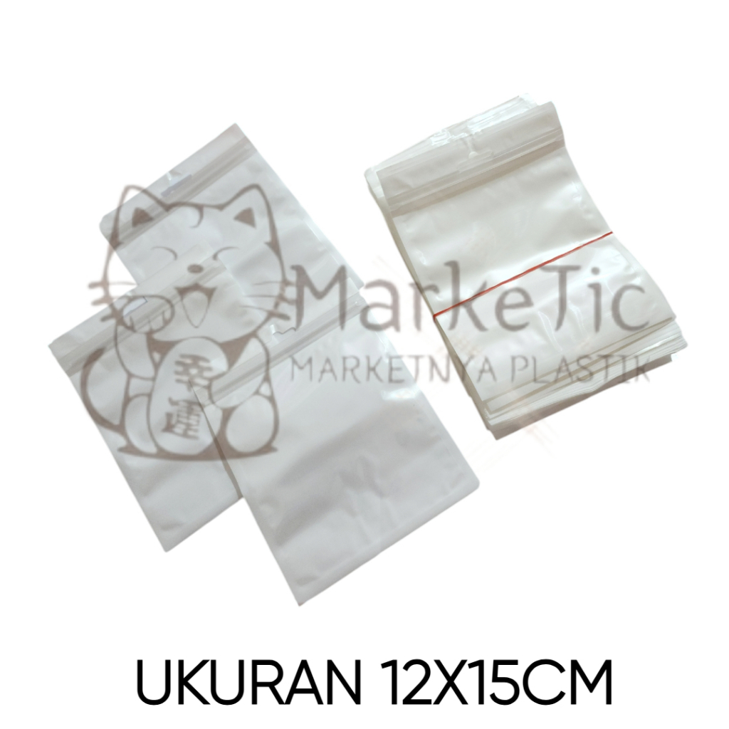 Jual Plastik Ziplock 100pcs 12x15 cm / Plastik Aksesoris / Plastik Klip ...