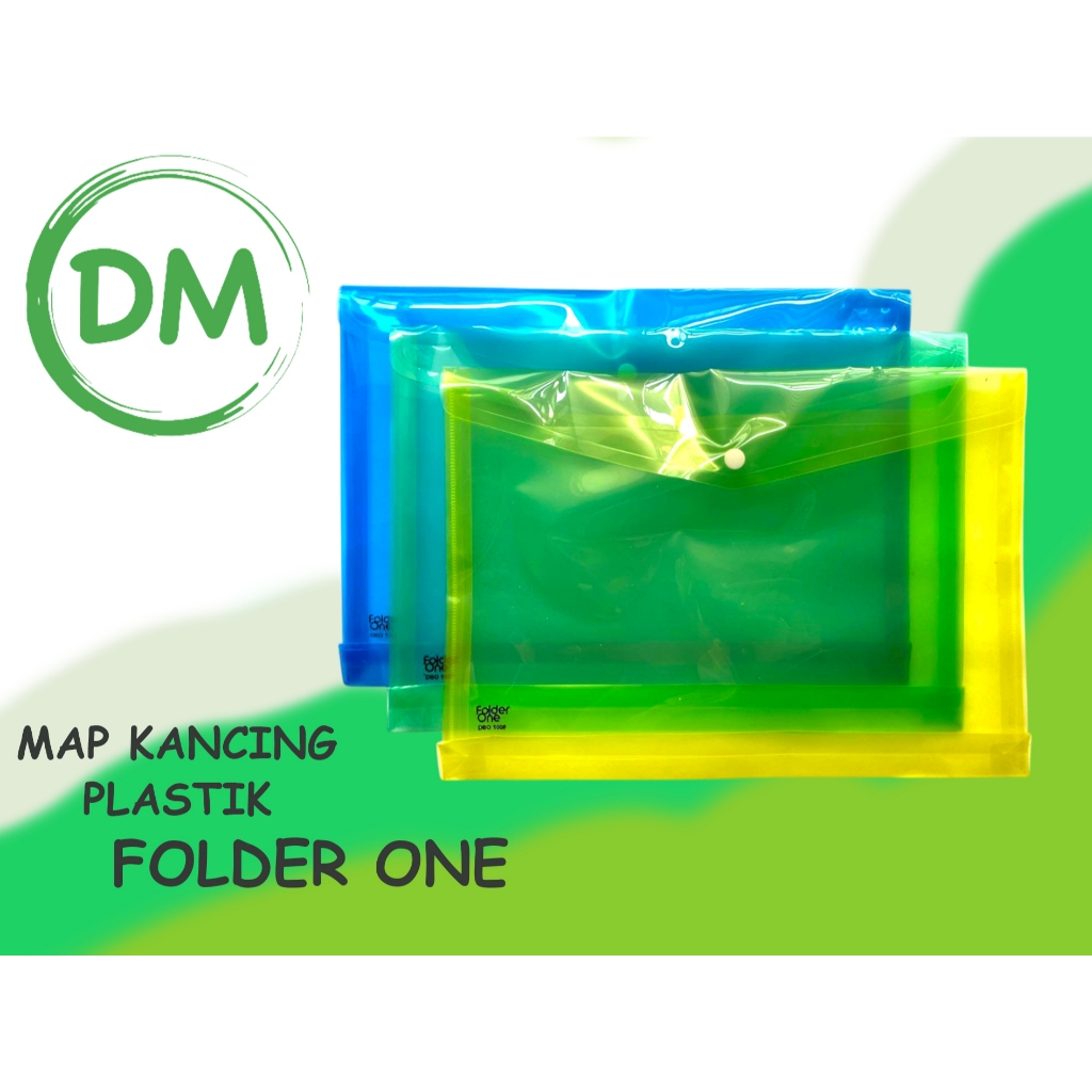 Jual MAP KANCING PLASTIK FOLDER ONE | Shopee Indonesia