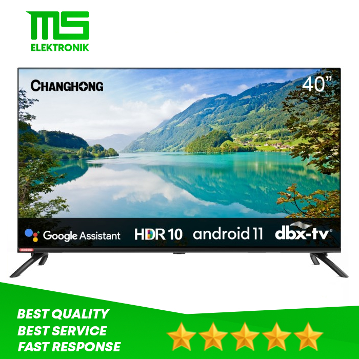 Jual Changhong Framless L40H7 LED TV Android TV 40 Inch - FHD TV - 40H7 | Shopee Indonesia