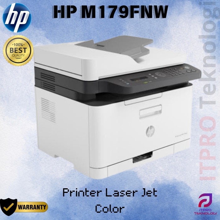 Jual Printer HP Laser Jet MFP M179FNW Wireless Color Laser - (ton 119a ...
