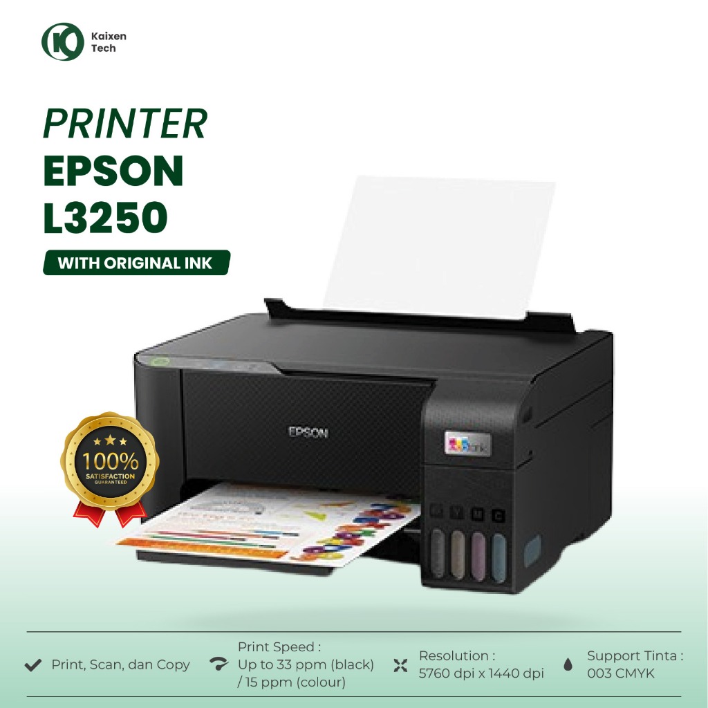 Jual Printer EPSON EcoTank L3250 Printer Print Scan Copy WiFi Wireless ...