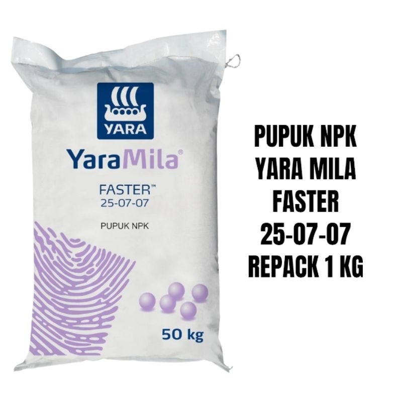 Jual Pupuk NPK YARA MILA FASTER 25-07-07 Mempercepat Pertumbuhan ...