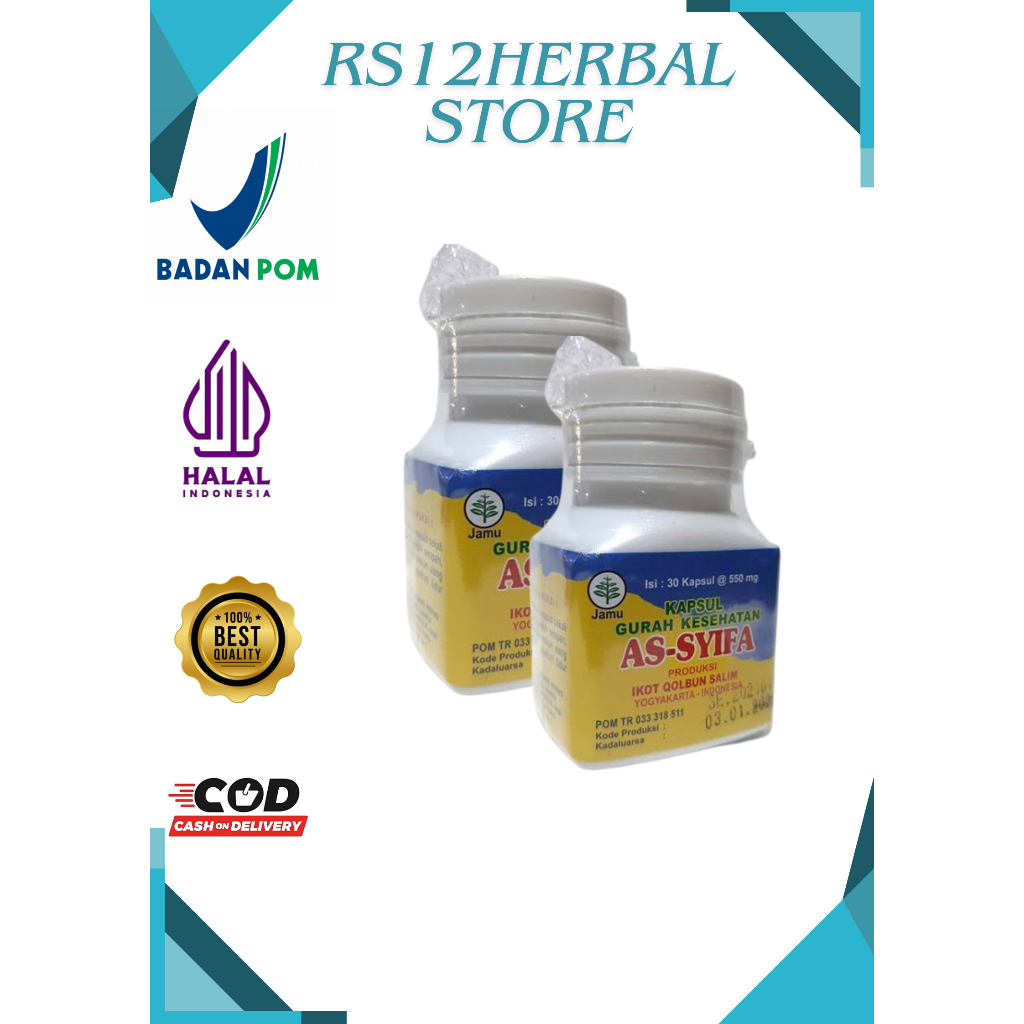Jual Kapsul Gurah Kesehatan AS-SYIFA ORIGINAL | Shopee Indonesia
