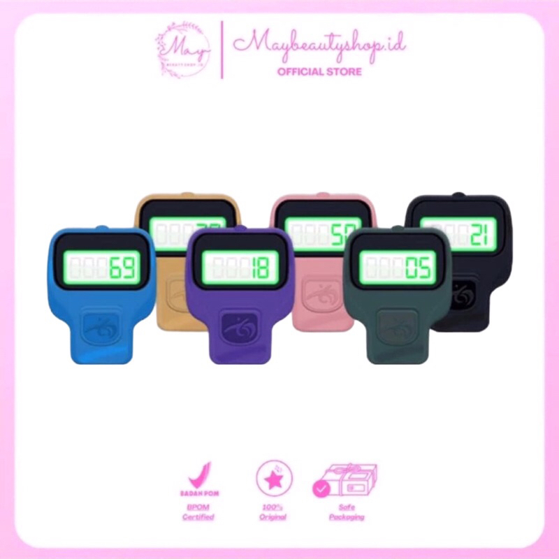 Jual Tasbih Digital Cicin Mini Led Premium Kemasan - free box | Shopee ...