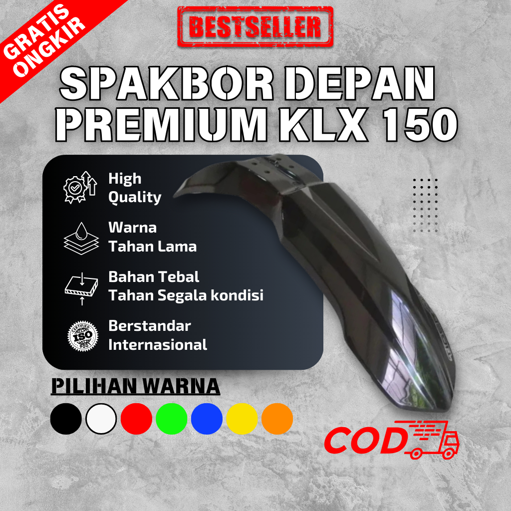 Jual SPAKBOR / SLEBOR DEPAN KLX 150 GOOD QUALITY BEST QUALITY BY DUNIA TRAIL | Shopee Indonesia