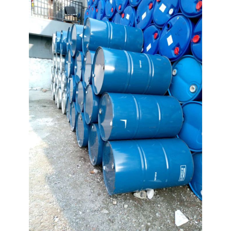 Jual drum besi tutup kecil 200 liter/drum bensin/drum solar/drum air ...