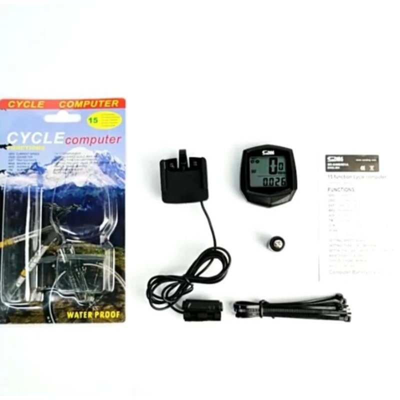 Jual SPEDOMETER SEPEDA DIGITAL / SPEEDOMETER DIGITAL HITAM FULL ...