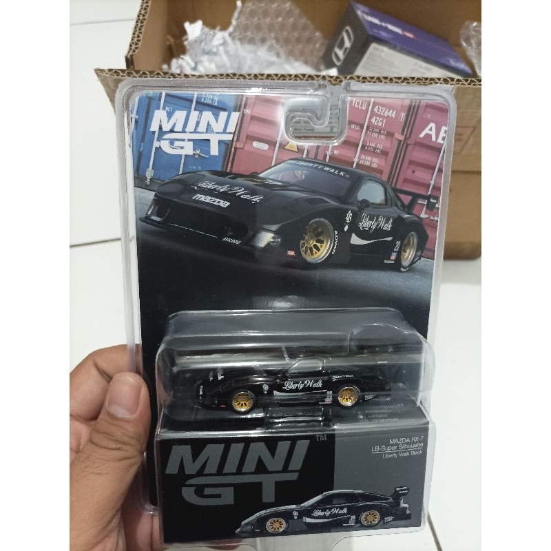 Jual Mini GT Mazda RX7 LBWK hitam | Shopee Indonesia