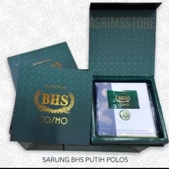 Jual Sarung BHS cosmo hitam polos/putih polos | Shopee Indonesia