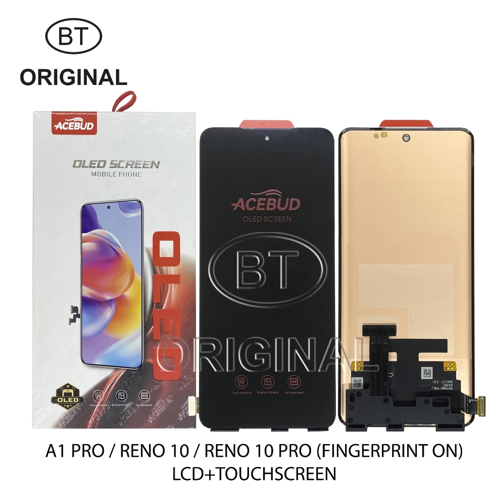 Jual LCD OPPO A1 PRO - RENO 10 - RENO 10 PRO - FINGERPRINT ON - OLED ...
