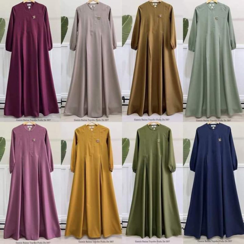 Jual GAMIS KATUN TOYOBO_ RANIA DRESS WANITA | Shopee Indonesia