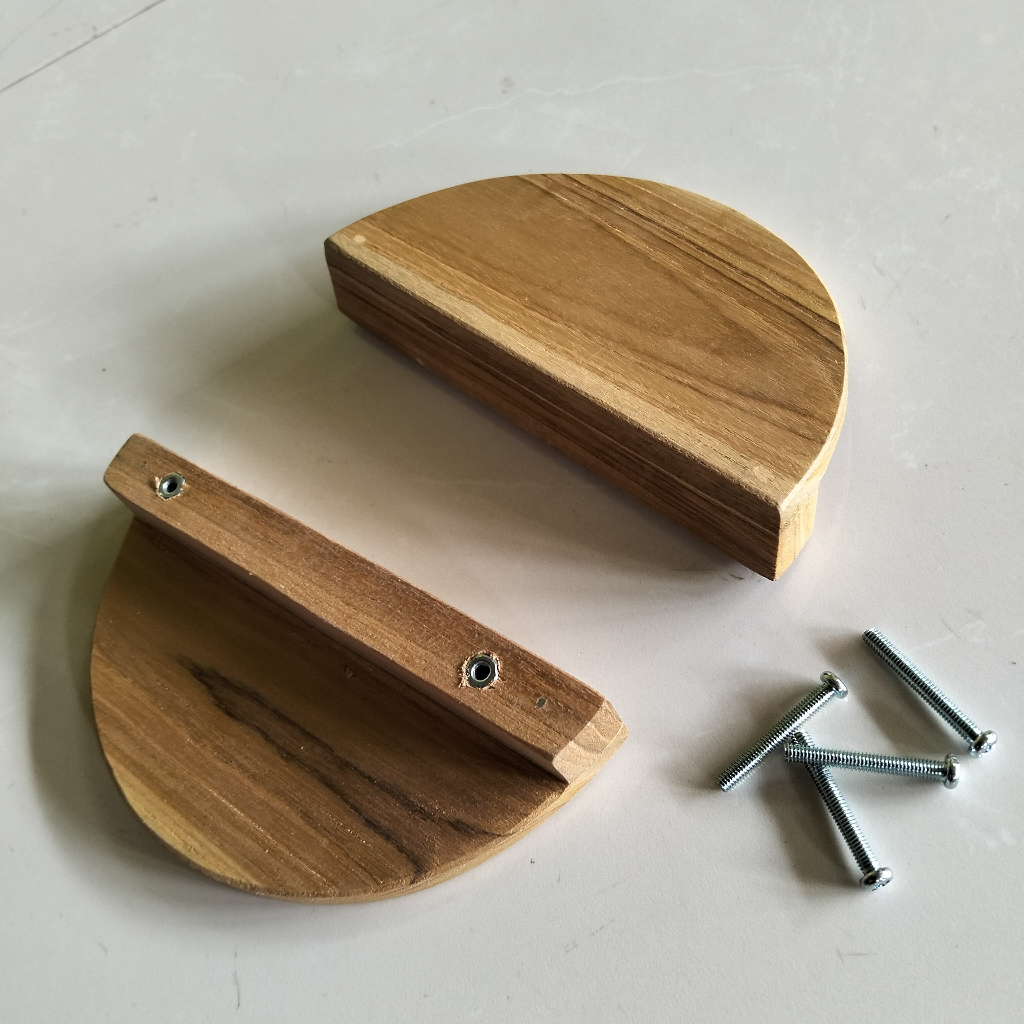 Jual Handle Laci Lemari Pintu Kitchen Set Half Moon | Shopee Indonesia
