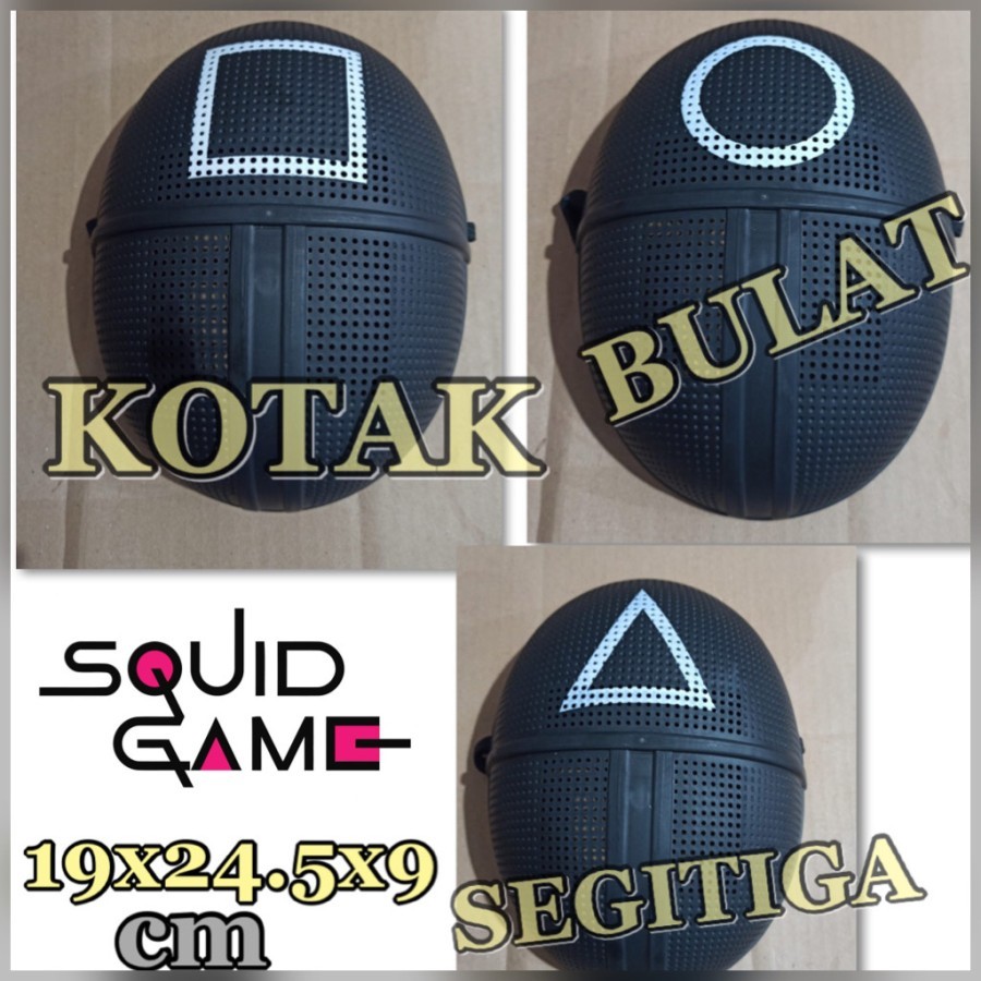 Jual Topeng SQUID GAME / Staff Guard Soldier Mask - KDrama | Shopee ...