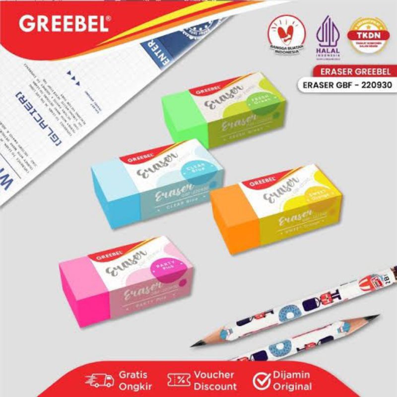 Jual Greebel Eraser GBF - 220930 | Shopee Indonesia