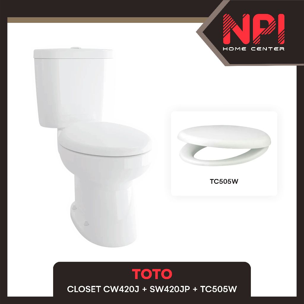 Jual Toto - Closet Kloset Toilet Duduk Cw420J Sw420Jp / Cw 420 J Sw Jp ...