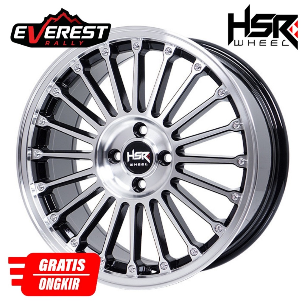 Jual VELG RACING HSR JJC RING 17 H4 PCD 100 COCOK BUAT JAZZ YARISS,MOBILIO,DLL | Shopee Indonesia