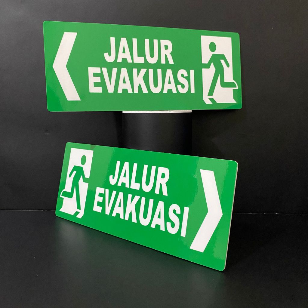Jual YS Papan jalur evakuasi Akrilik Sign Board Acrylic /papan penanda ...