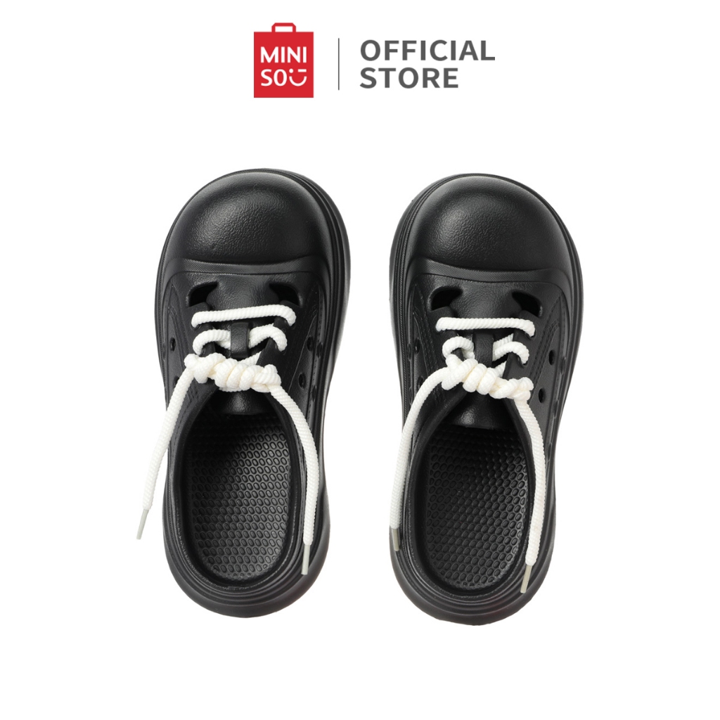 Jual Miniso Sandal Wanita Women's slippers Sendal Women's Lace Up Clogs ...