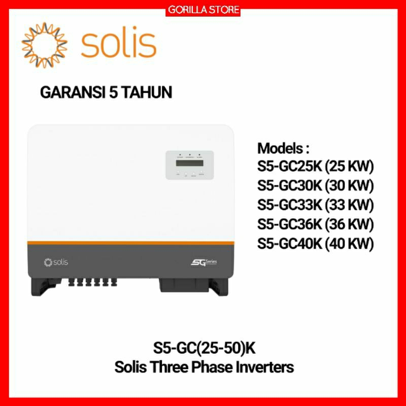 Jual Solis Three Phase Inverter S5-GC(25-50)K | Shopee Indonesia