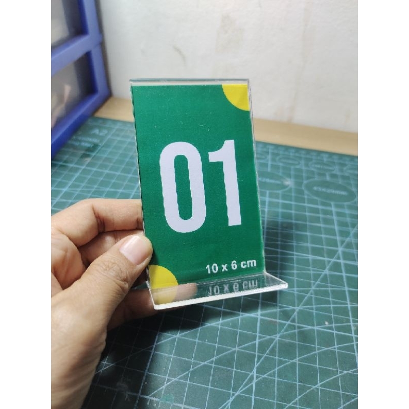 Jual Nomor Meja Akrilik 2mm | Shopee Indonesia