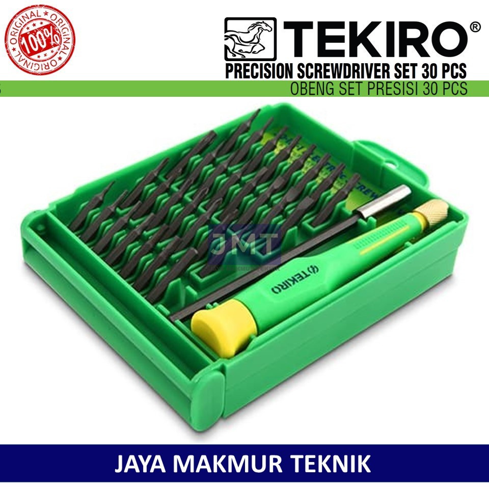 Jual TEKIRO Obeng Presisi 30in1 Precision Screwdriver Set 30pcs 30 in 1 ...