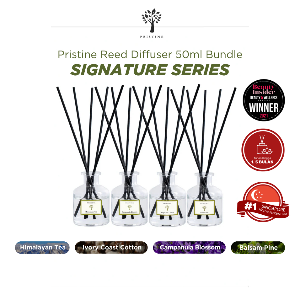 Jual Pristine Reed Diffuser Signature Bundle 50 Ml - Aromaterapi ...