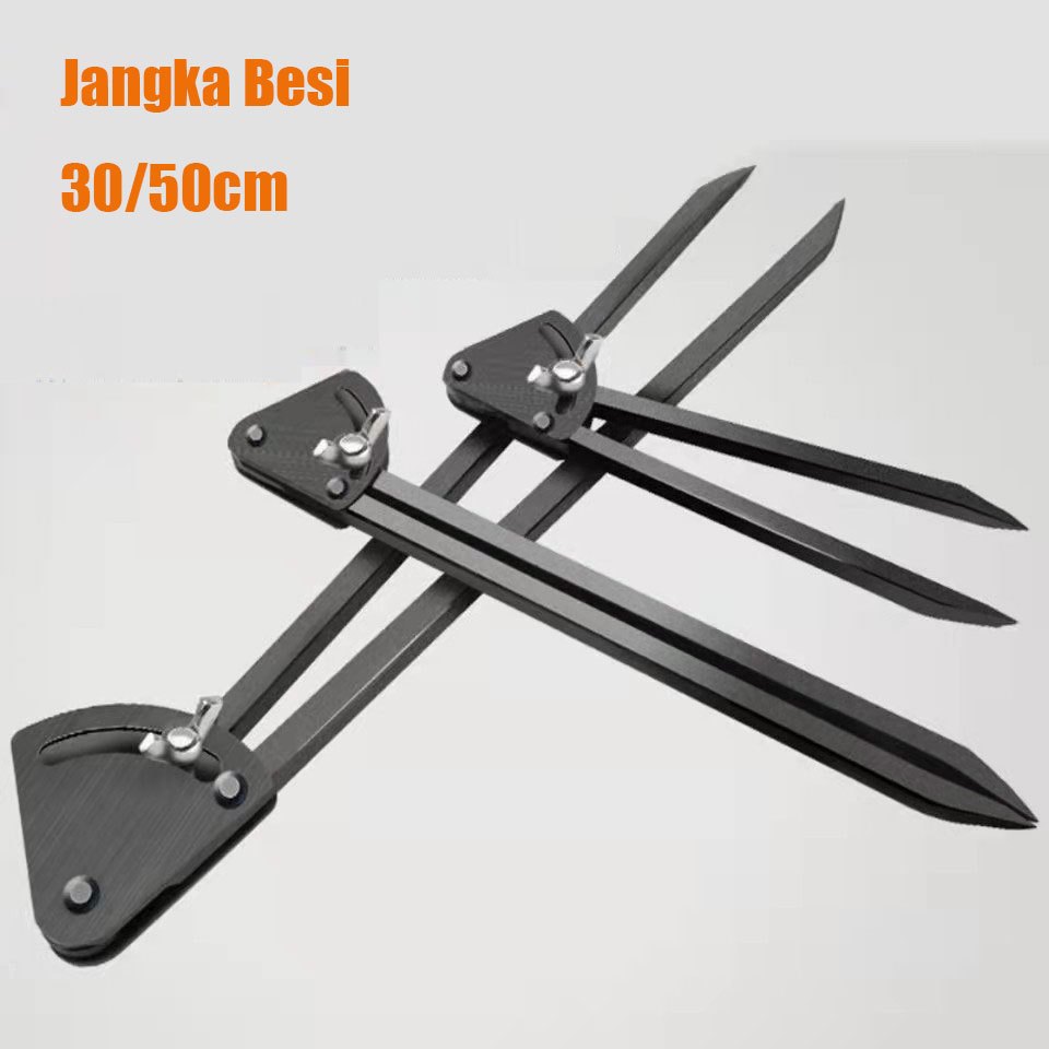 Jual Jangka Besi 12 In 20in / Caliper Divider Lurus Square leg 30cm ...