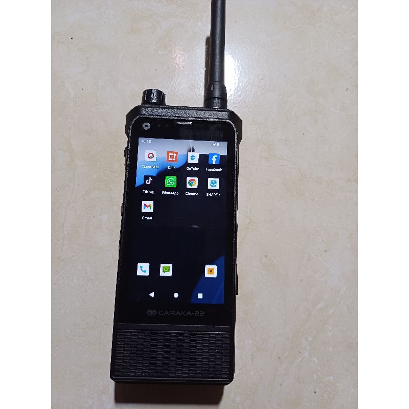 Jual Caraka 22 Ht hibrid, poc, uhf analog, dmr, android | Shopee Indonesia