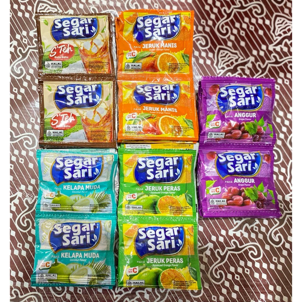 Jual Segar Sari All Varian 1 Renceng isi 10 Sachet @6g | Shopee Indonesia