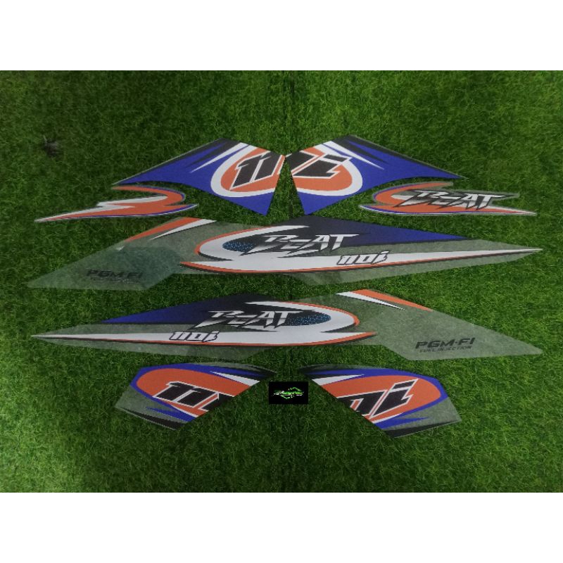 Jual STRIPING STICKER TRANSPARAN BEAT NEW ESP 2017 TO 2019 CUSTOM 110i ...