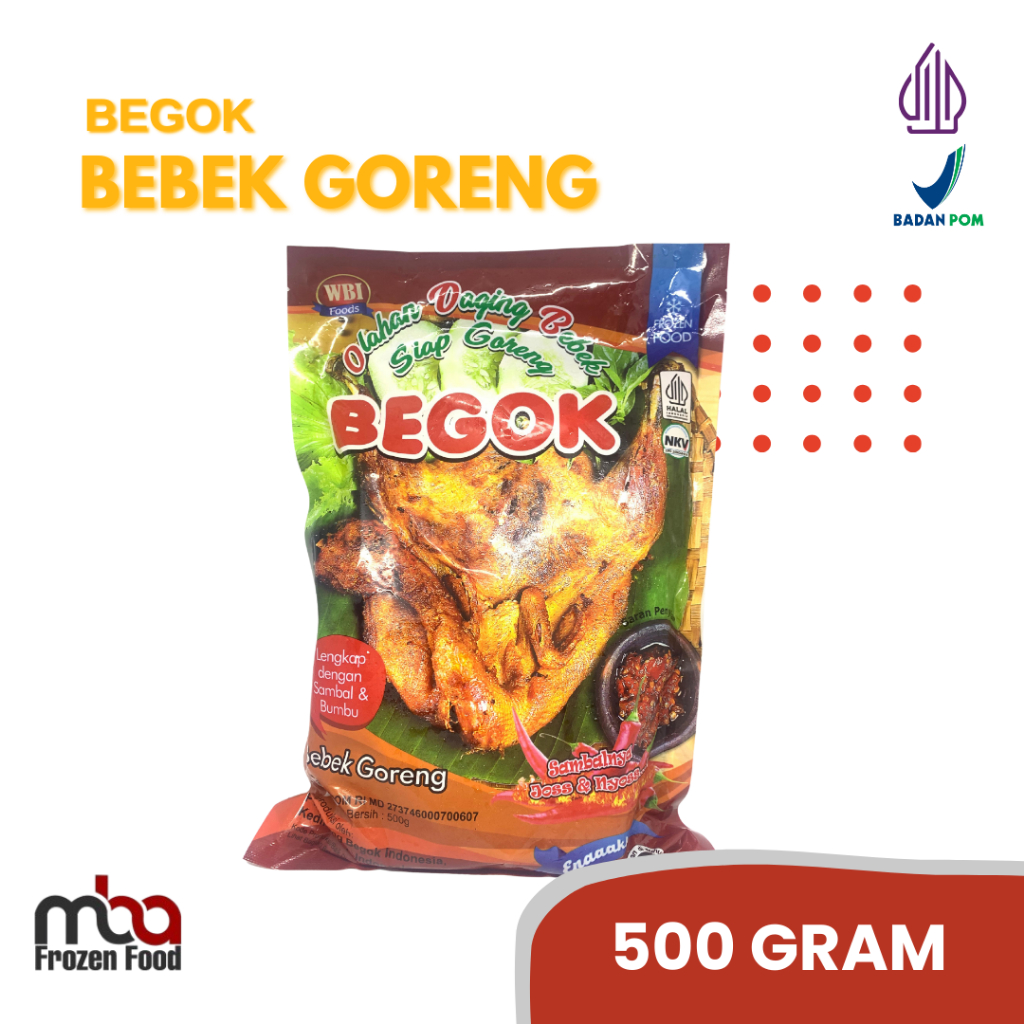 Jual BEGOK Bebek Goreng Premium /Ayam /Bebek Goreng /Bumbu Bebek /Siap ...