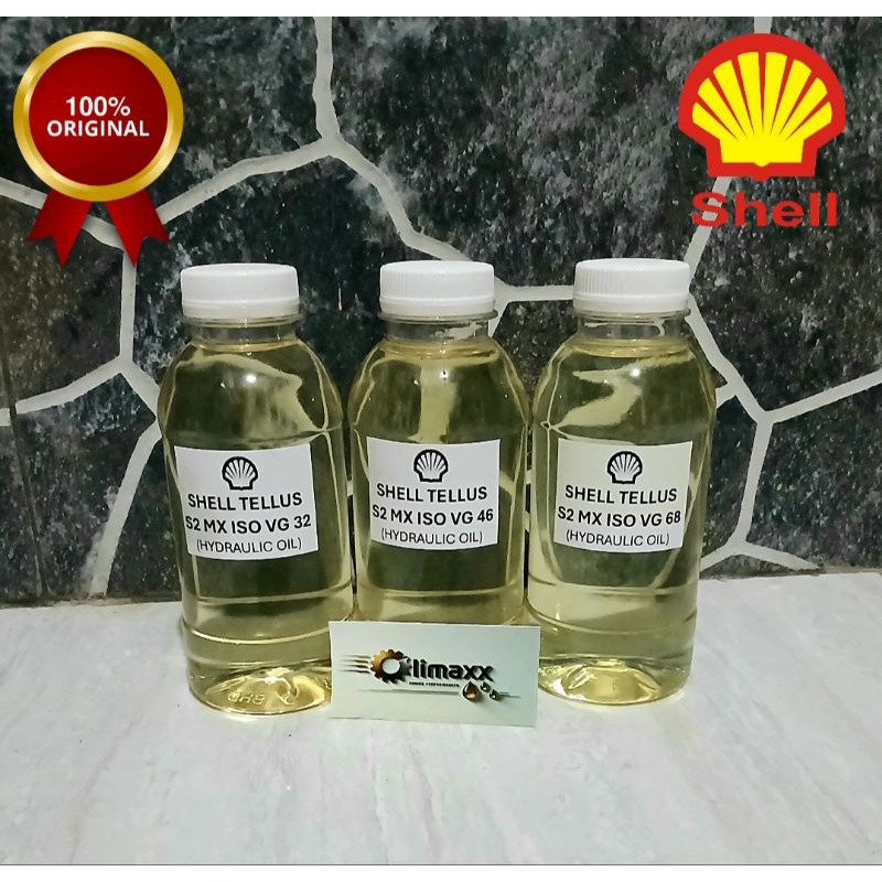 Jual Oli shock hidrolik hydraulic Shell Tellus S2 MX ISO VG 32 46 68 Original kemasan Repack ...