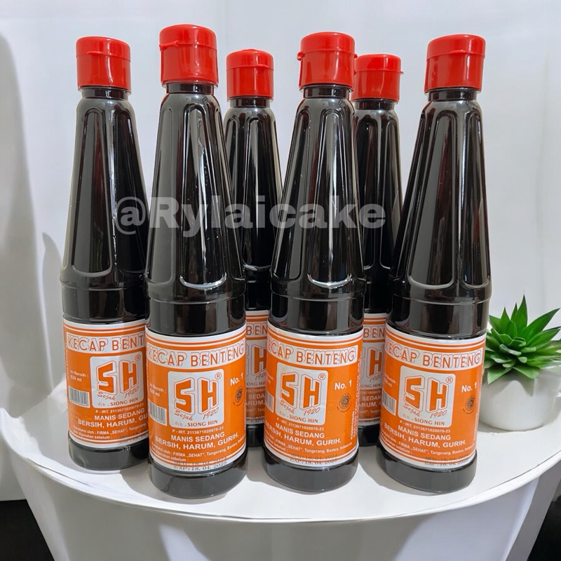 Jual Kecap Manis - SH Benteng BOTOL Uk. 620ml / Khas Tangerang / Kecap SH (Siong Hin) / Kecap ...