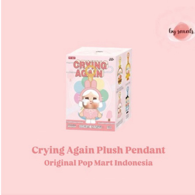 Jual [Alice] Crying Again Vinyl Plush Pendant - Original Pop Mart ...