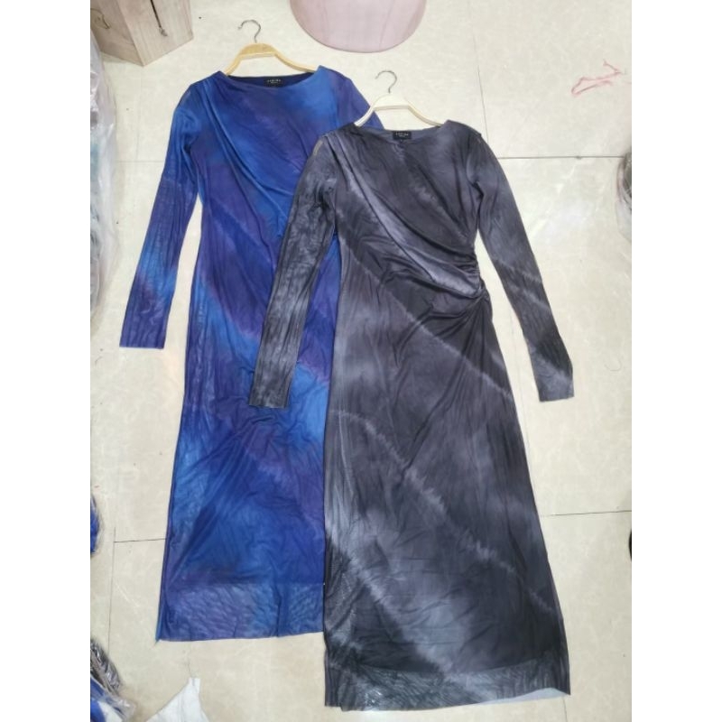 Jual Bodycon Mididress Motif Marble Abstrak Gradasi | Shopee Indonesia