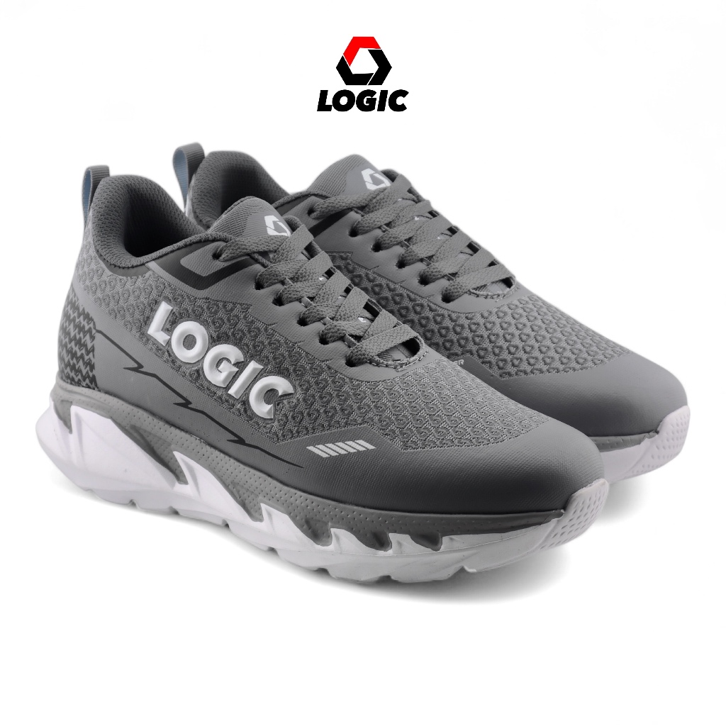 Jual Logic - Sign The Power Grey Abu | Sepatu Lari Running Ringan ...