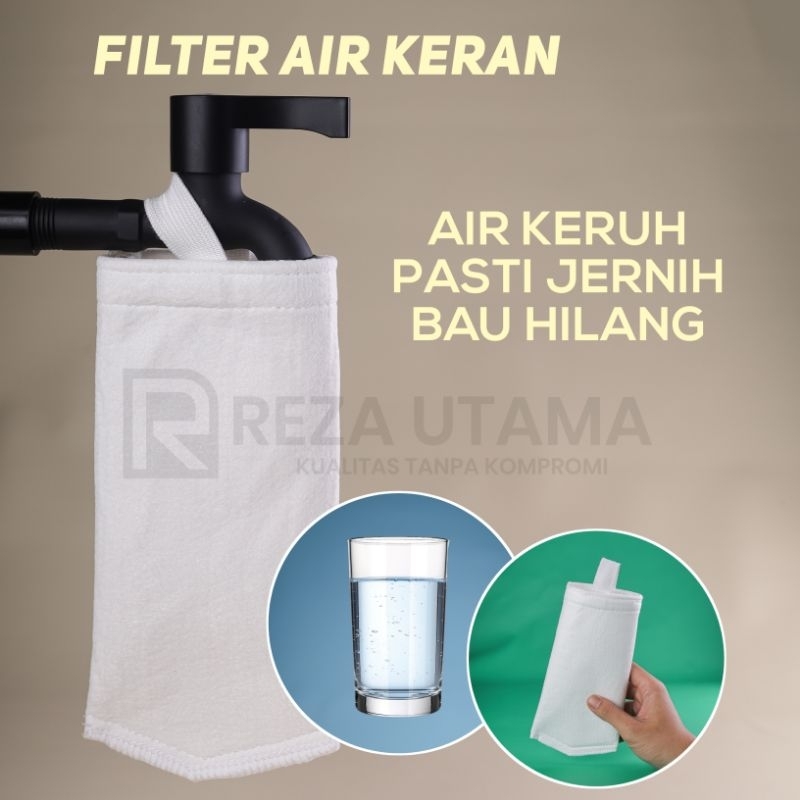 Jual kain filter air keran penjernih 1 micron TEBAL & RAPAT PASTI AIR ...