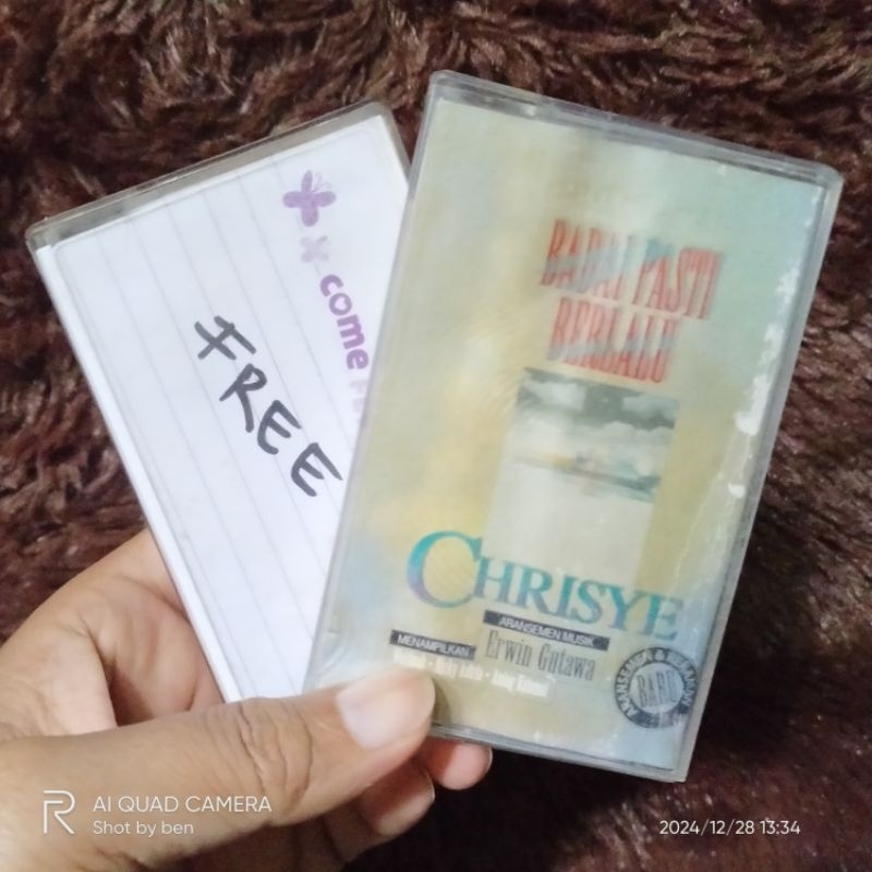Jual Kaset Chrisye Badai Pasti Berlalu bonus kaset for walkman tape pita Sony aiwa | Shopee ...