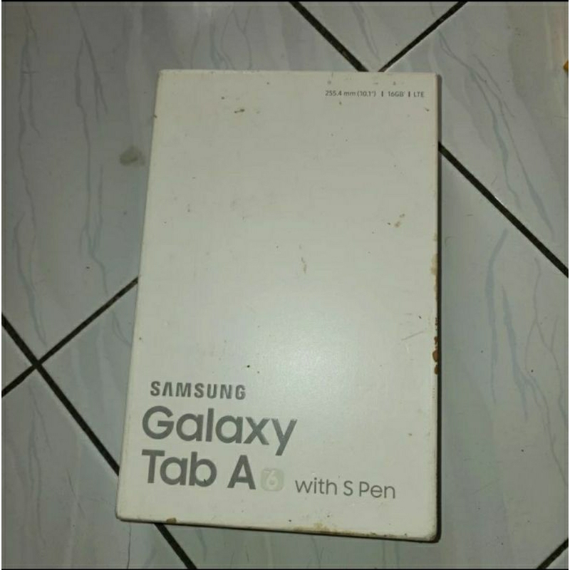Jual Dus Box Original Copotan Samsung Galaxy Tab A6 with s pen | Shopee Indonesia