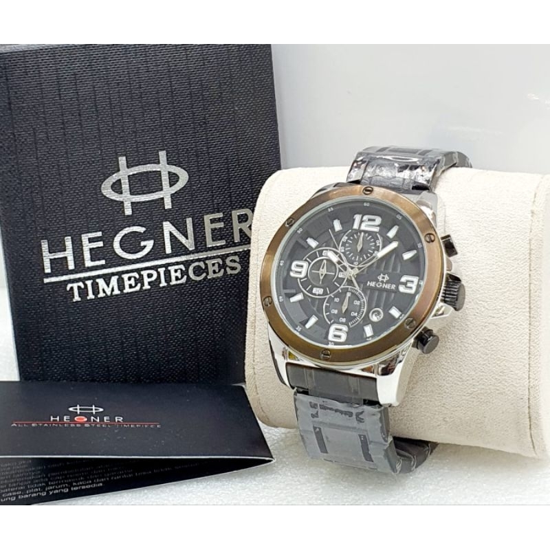 Jual HEGNER Original 6603 Jam Tangan Pria Analog Water Resist | Shopee ...